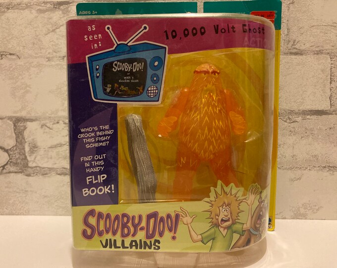 Scooby Doo Figure - 2002 Scooby Doo Creepy Villains – 10,000 VOLT GHOST ...