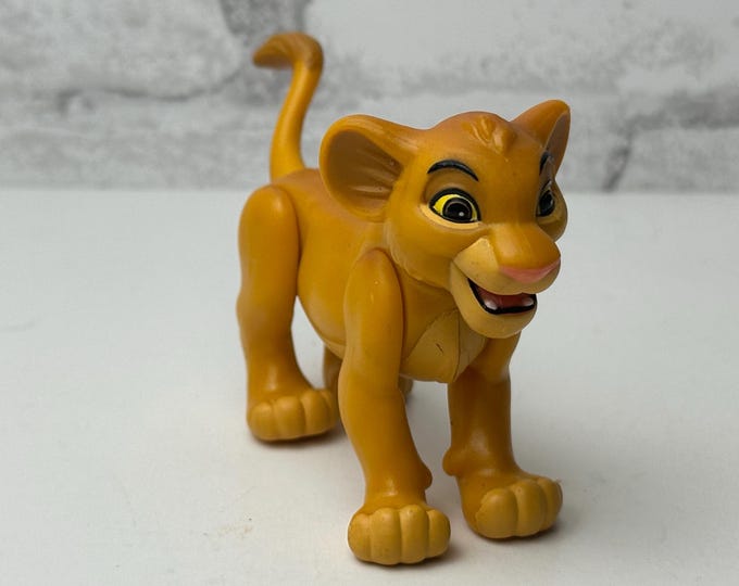Lion King Baby Simba Plastic Figure 1990s Disney Movie Action Figure ...