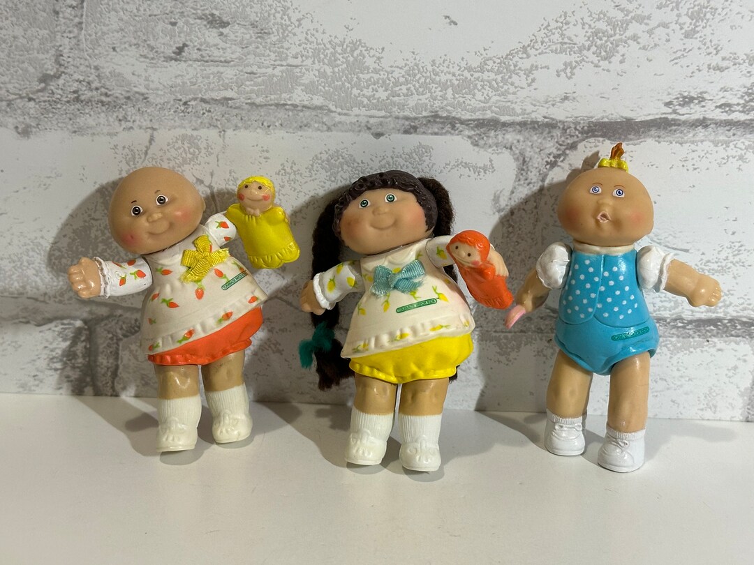 Cabbage Patch Poseable Figures 1984 Cabbage Patch Kids PVC Figure ...