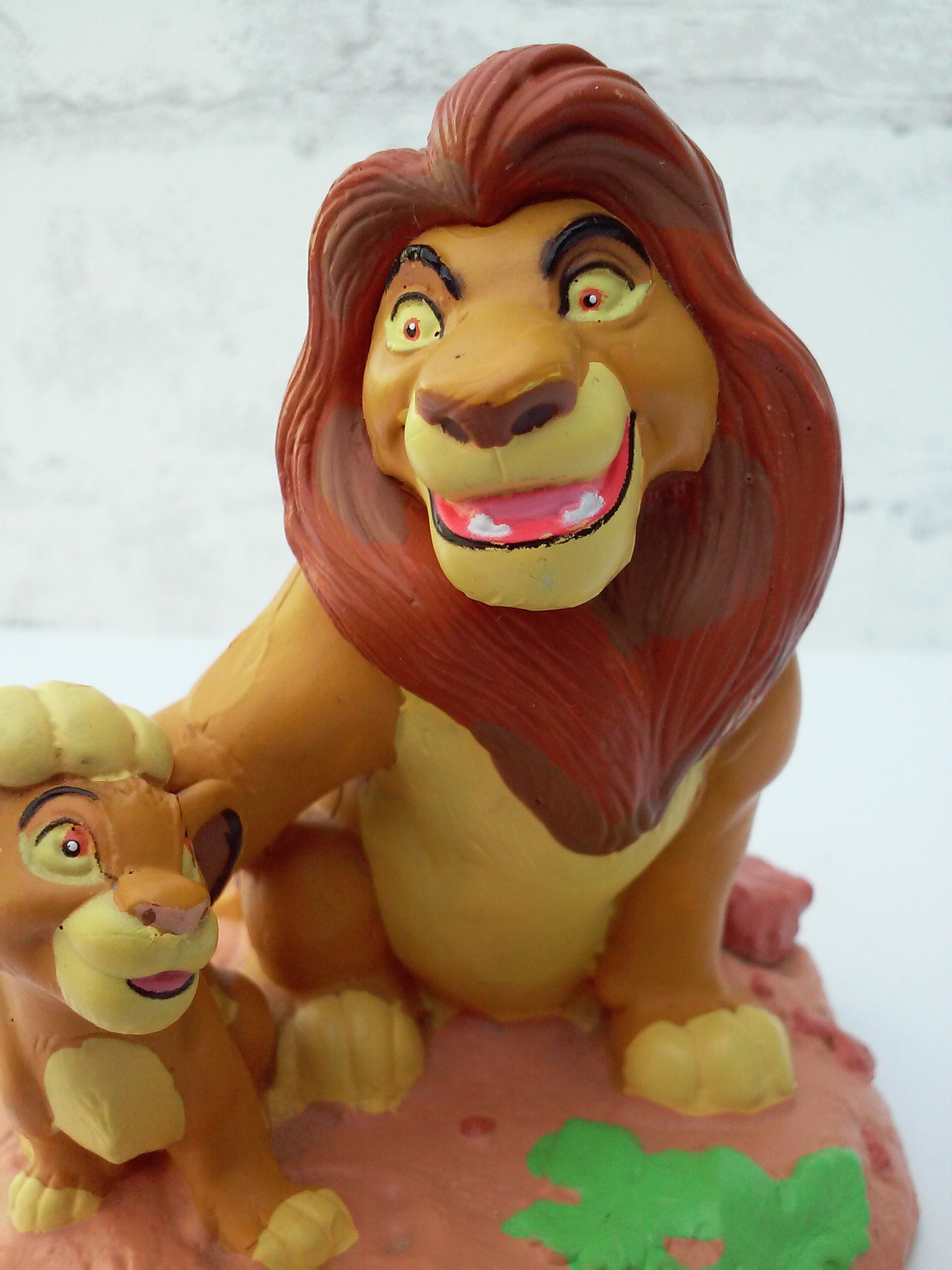 Lion King Mufasa & Simba Plastic PVC Disney Store Classics | Etsy