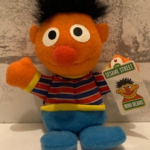 Sesame Street Kellogg's Mini Bean Stuffed Cereal Premium Children's TV ...