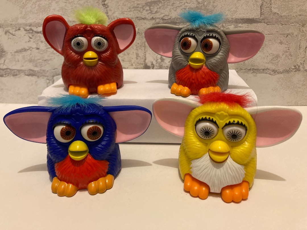FURBY Mcdonalds Fast Food Toys 1998 Happy Meal Prizes Figures Ronald ...