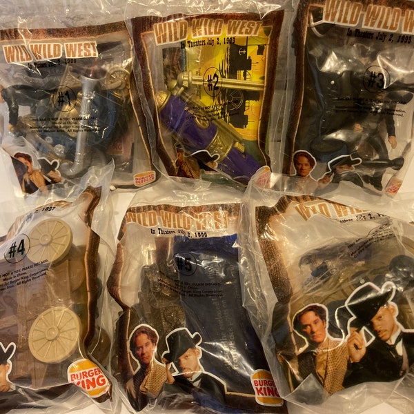 Burger king wild wild west toys - Etsy Nederland