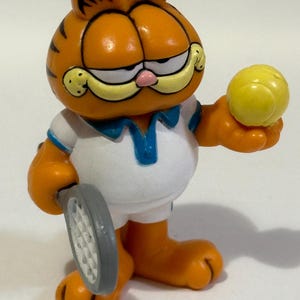 Garfield Plastic PVC Figure Fat Cat Kitten Lasagna Cartoon 1980s Comic ...
