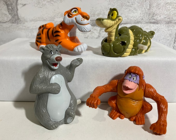 The Jungle Book Disney Wind up Toys Plastic Mcdonalds Fast Food Toys ...