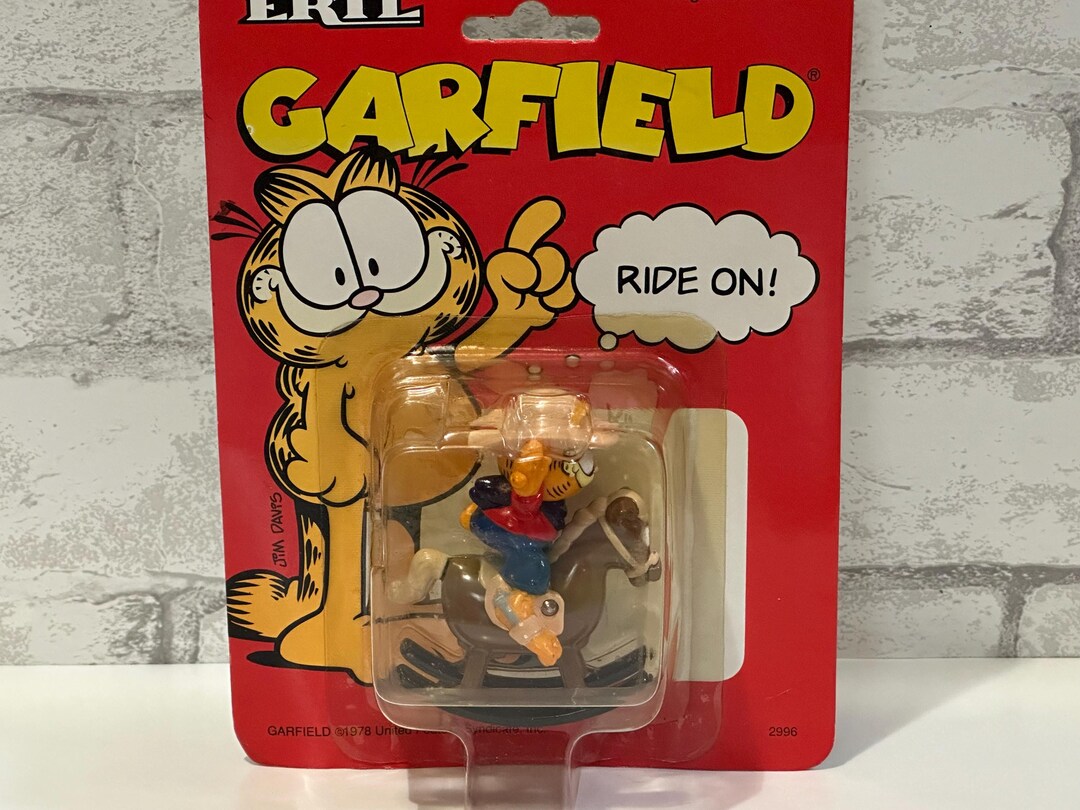Garfield ERTL Diecast Rocking Horse 1990 Original Fat Cat Kitten ...