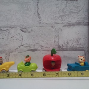 Richard Scarry's Busytown Lowly Worm's Apple Car 1994 Vintage Small ...