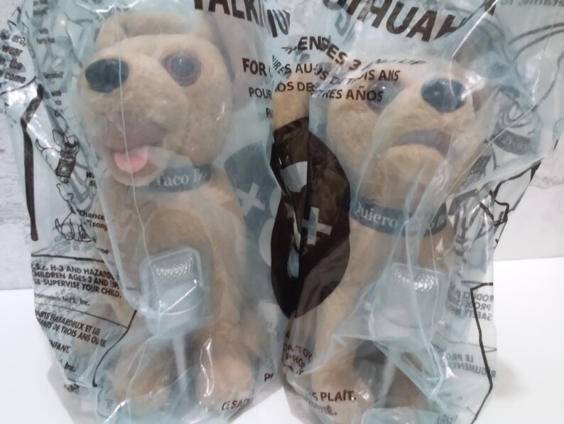 Chihuahua Dog Taco Bell Stuffed Plush Talking Dog 1997 Puppy - Etsy