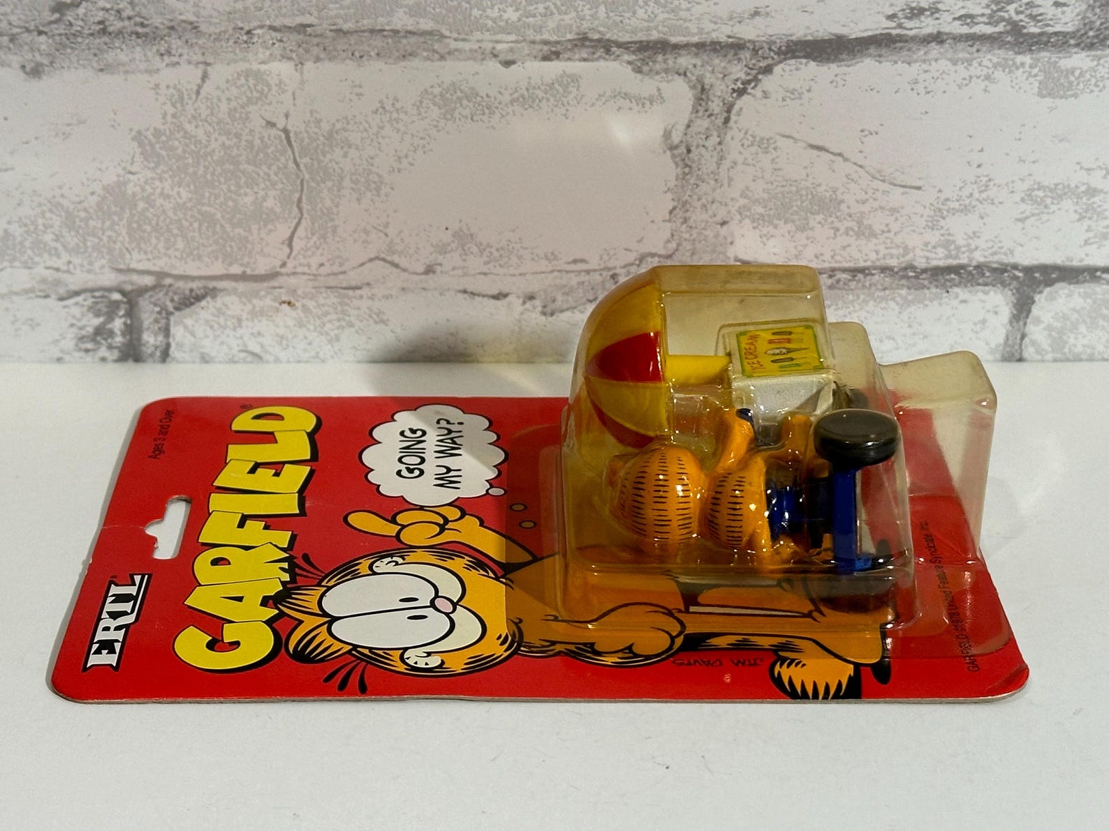 Garfield ERTL Diecast Ice Cream Truck 1990 Original Fat Cat Kitten ...