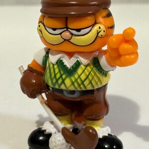 Garfield Plastic PVC Figure Fat Cat Kitten Lasagna Cartoon 1980s Comic ...