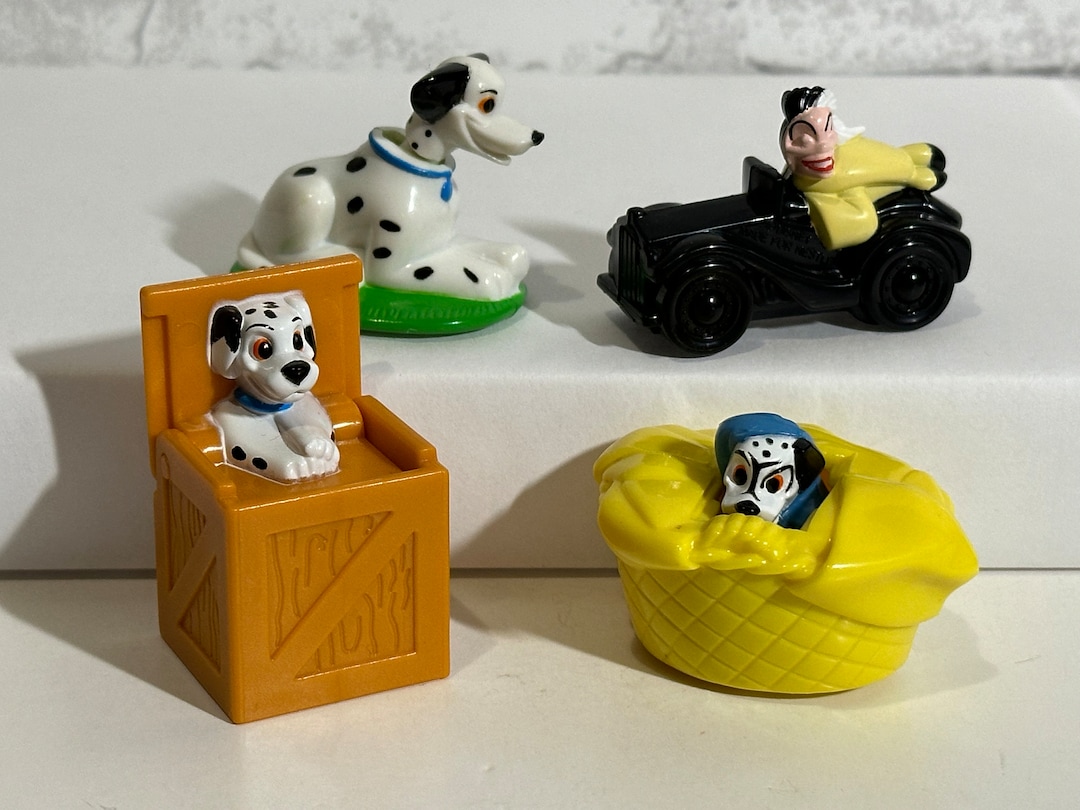 101 Dalmatians NESTLE Magic Wonder Ball Miniature Figure SET 1990s ...