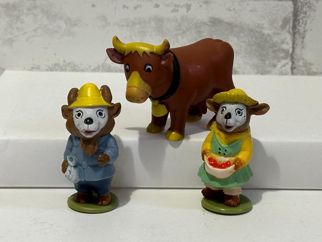 Richard Scarry 1976 Figures Puzzle Town Hong Kong Busy World of Scarry ...