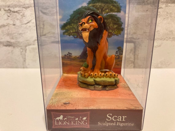 Lion King Scar Enesco Sculpted Figurine 1990s Villain Evil - Etsy