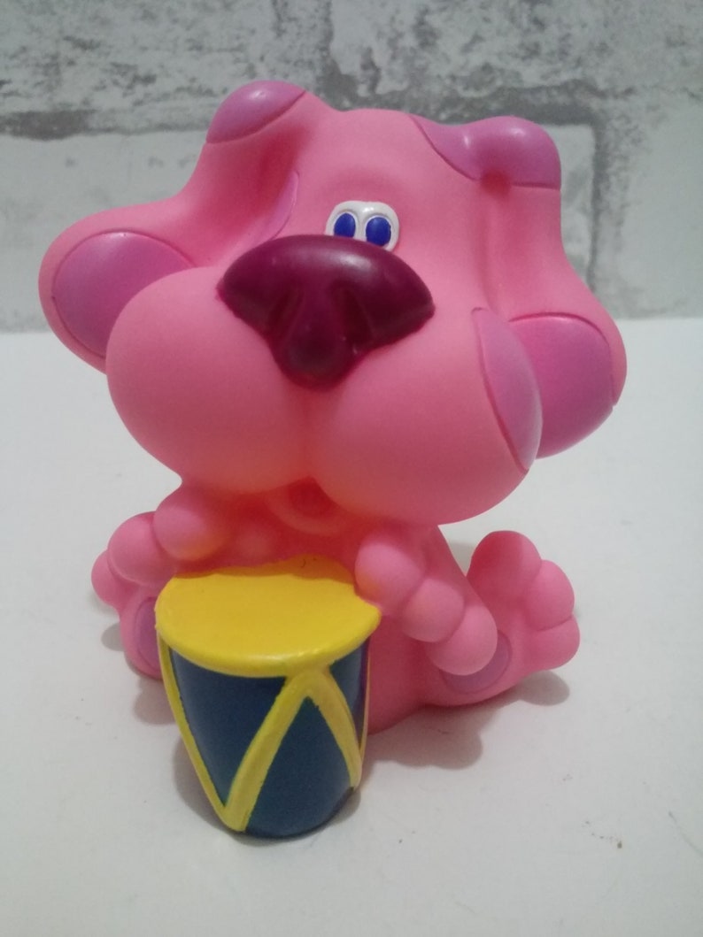 BLUES CLUES Lovable Magenta Puppy Dog Plastic Viacom Figure - Etsy Canada