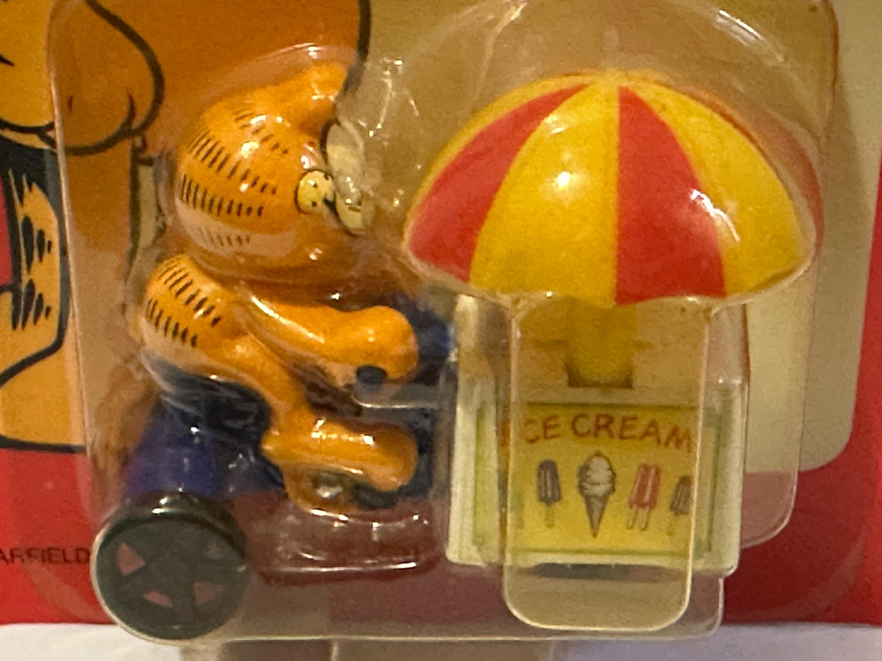 Garfield ERTL Diecast Ice Cream Truck 1990 Original Fat Cat Kitten ...