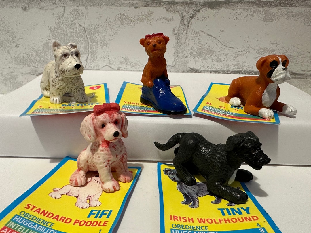 Puppy in My Pocket Vintage 1995 PVC Figurines/toys With Original Cards ...