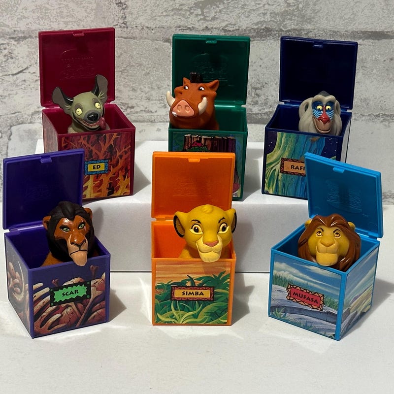 Vintage Lion King Puppets - Etsy