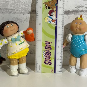 Cabbage Patch Poseable Figures 1984 Cabbage Patch Kids PVC Figure Cabbage Patch Yarn Hair Dolls ...