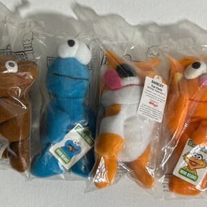 Sesame Street Kellogg's Mini Bean Stuffed Cereal Premium Children's TV ...