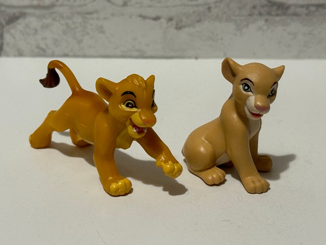 Lion King Nala Simba Baby Plastic PVC Figure 1990s Disney Movie Pick Fave King of the Jungle ...