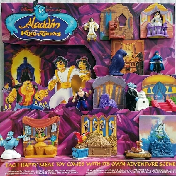 Aladdin Mcdonalds Toy - Etsy