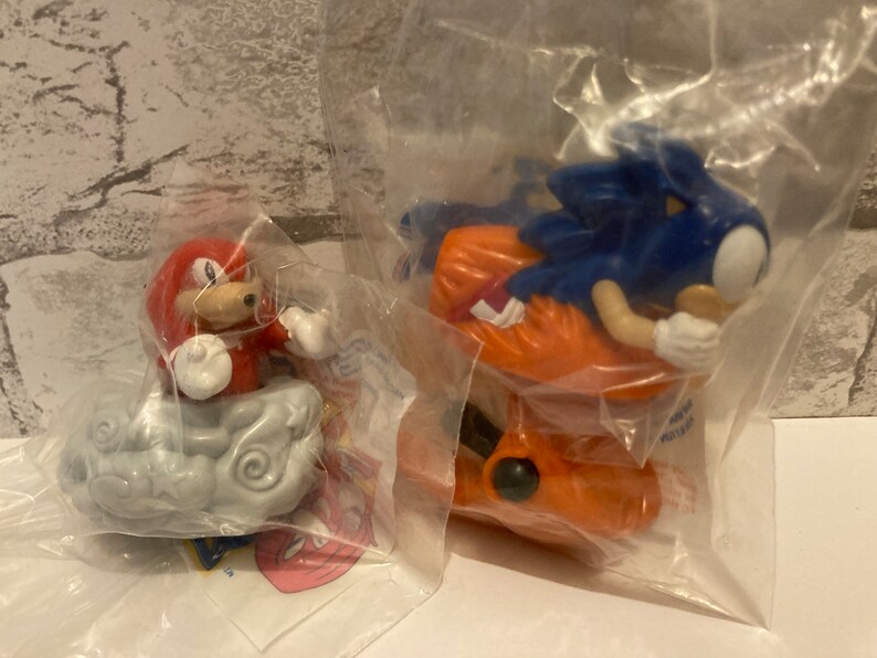 Sonic the Hedgehog 3 Figures Mcdonalds Fast Food Toys Complete - Etsy