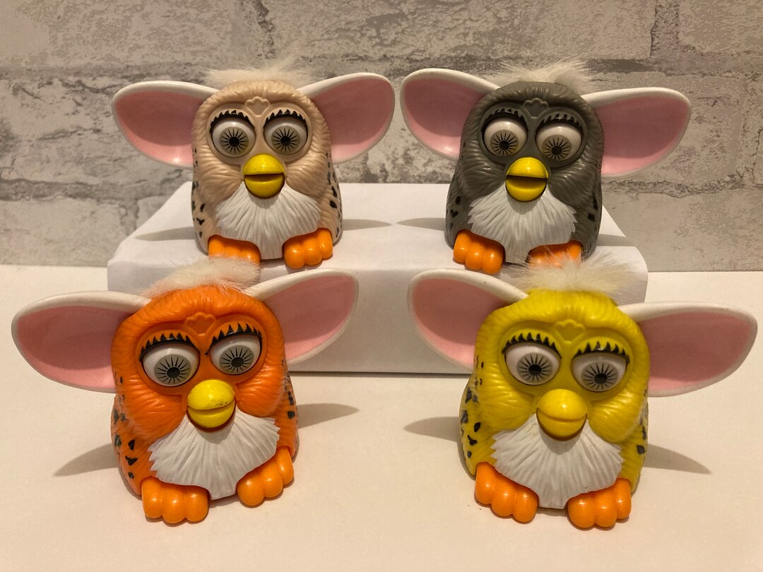 FURBY Mcdonalds Fast Food Toys 1998 Happy Meal Prizes Figures Ronald ...