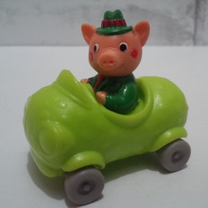 Richard Scarry's Busytown Lowly Worm's Apple Car 1994 Vintage Small ...