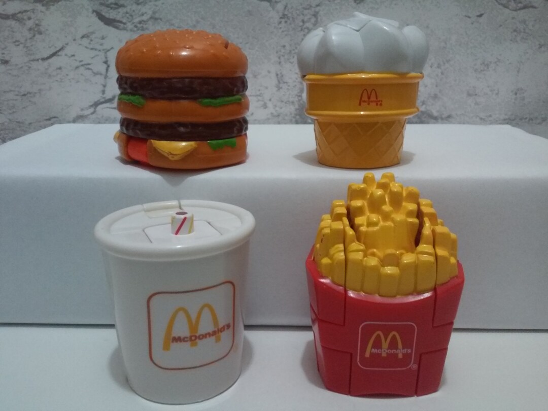 Mcdonald's Dino Transformers Fast Food Toys 1990 Mcdonalds - Etsy
