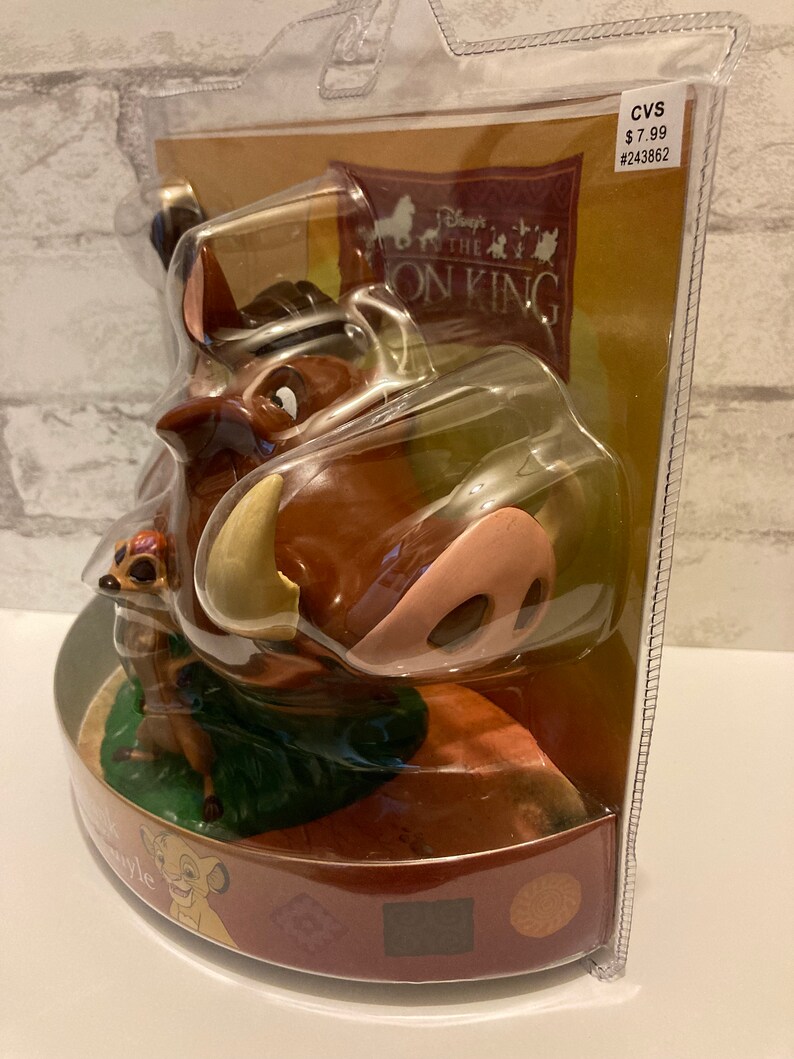 Lion King Enesco Pumbaa & Timon Coin Piggy Bank 1990s Disney - Etsy