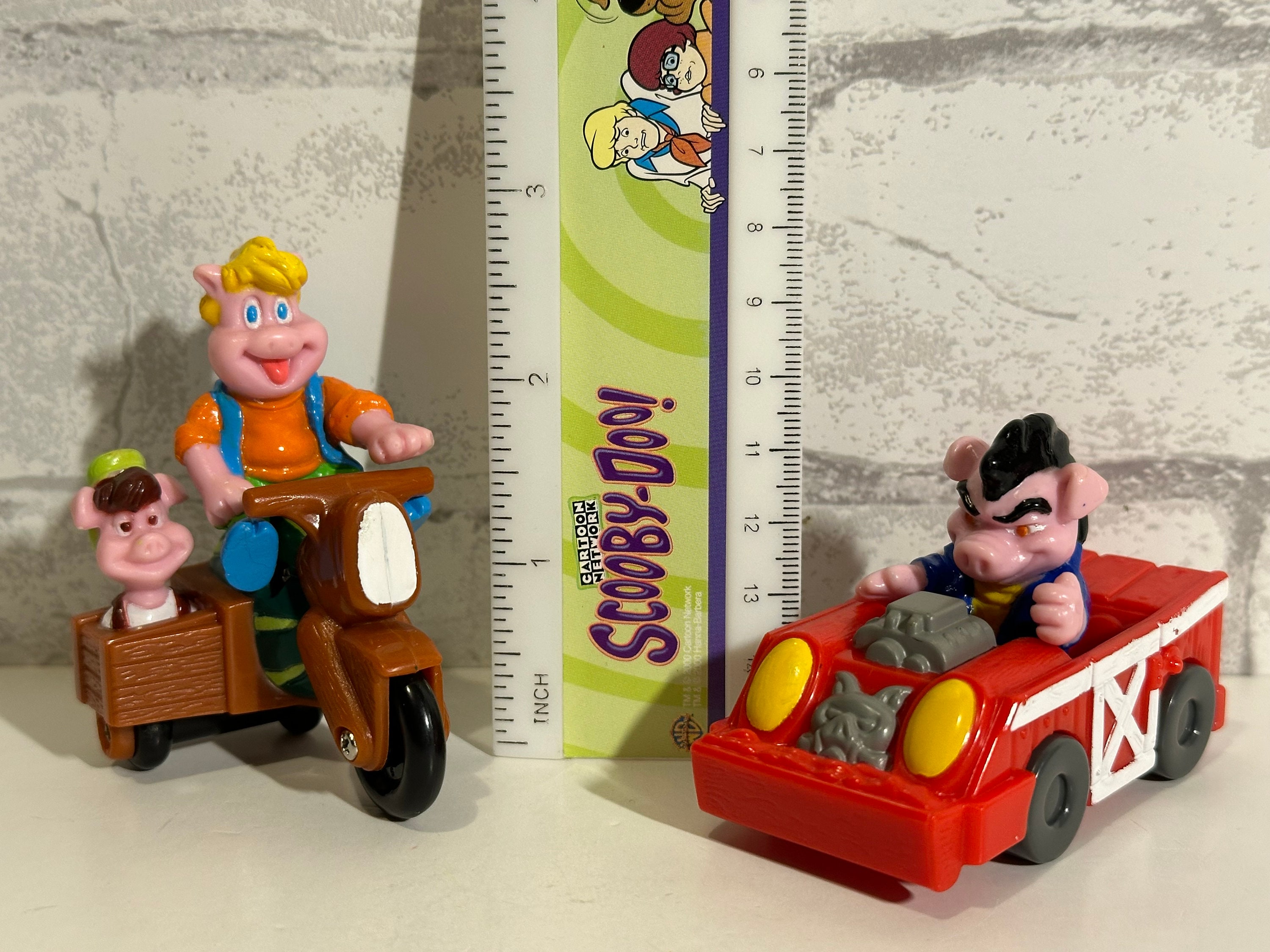 Mcdonald's Piggsburg Pigs Happy Meal Toys Complete Set 1991 Plastic ...