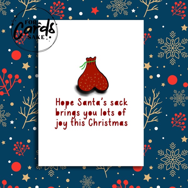 Rude Christmas Cards - Etsy