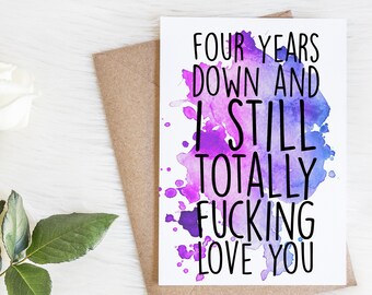 Fourth anniversary | Etsy
