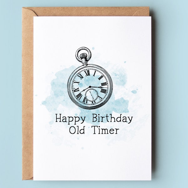 Funny Old Timer - Etsy