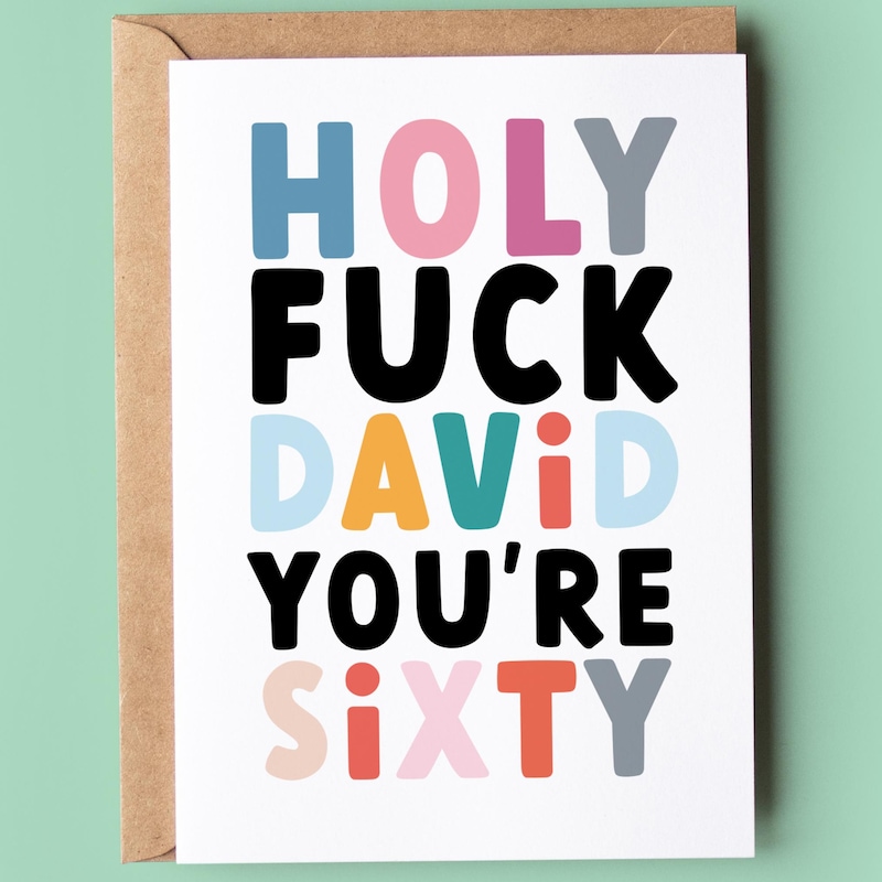Rude Funny Birthday Card - Etsy UK