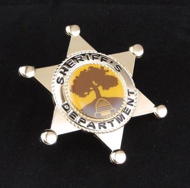 Sheriff's Badge Prop Replica holder Not Included | Etsy