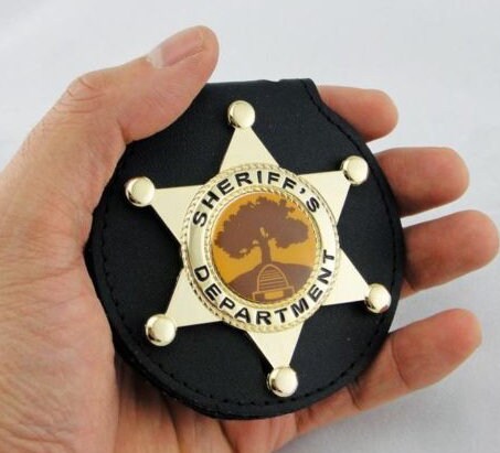 Sheriff's Badge Prop Replica holder Not Included | Etsy