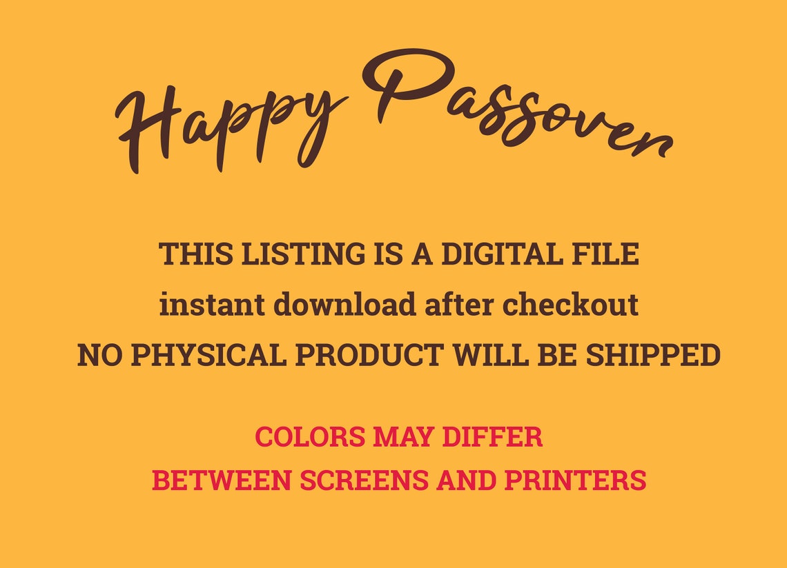 Passover Decorations Passover Clipart Passover Scene - Etsy