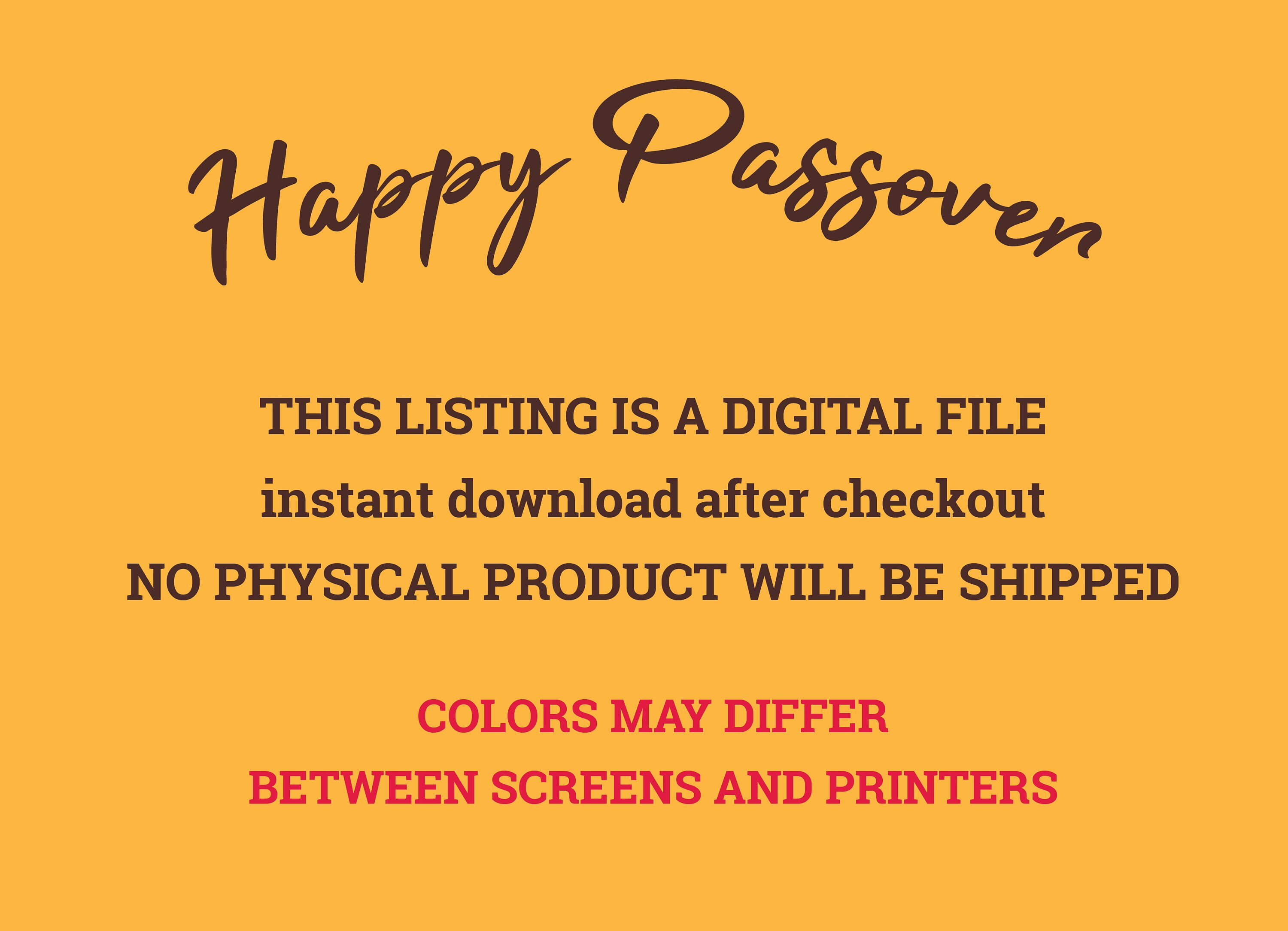 Passover Decorations, Passover Clipart, Passover Scene, Pesach, Hagada ...