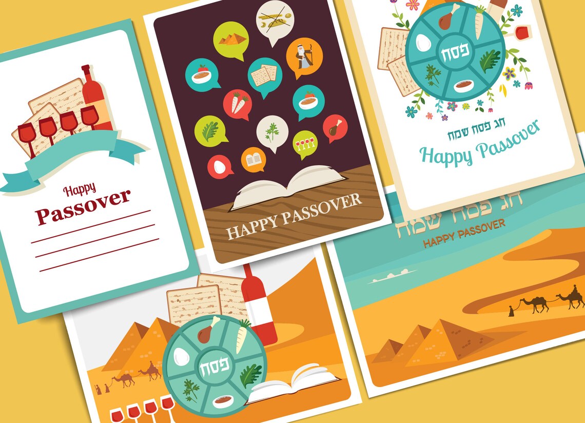 Happy Passover Passover Greeting Card Exodus Moses Egypt - Etsy