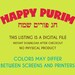 Printable Mishloach Manot,purim Basket, Purim Craft for Kids, Jewish ...