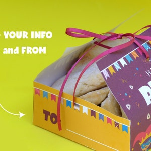 Printable Mishloach Manot,purim Basket, Purim Craft for Kids, Jewish ...