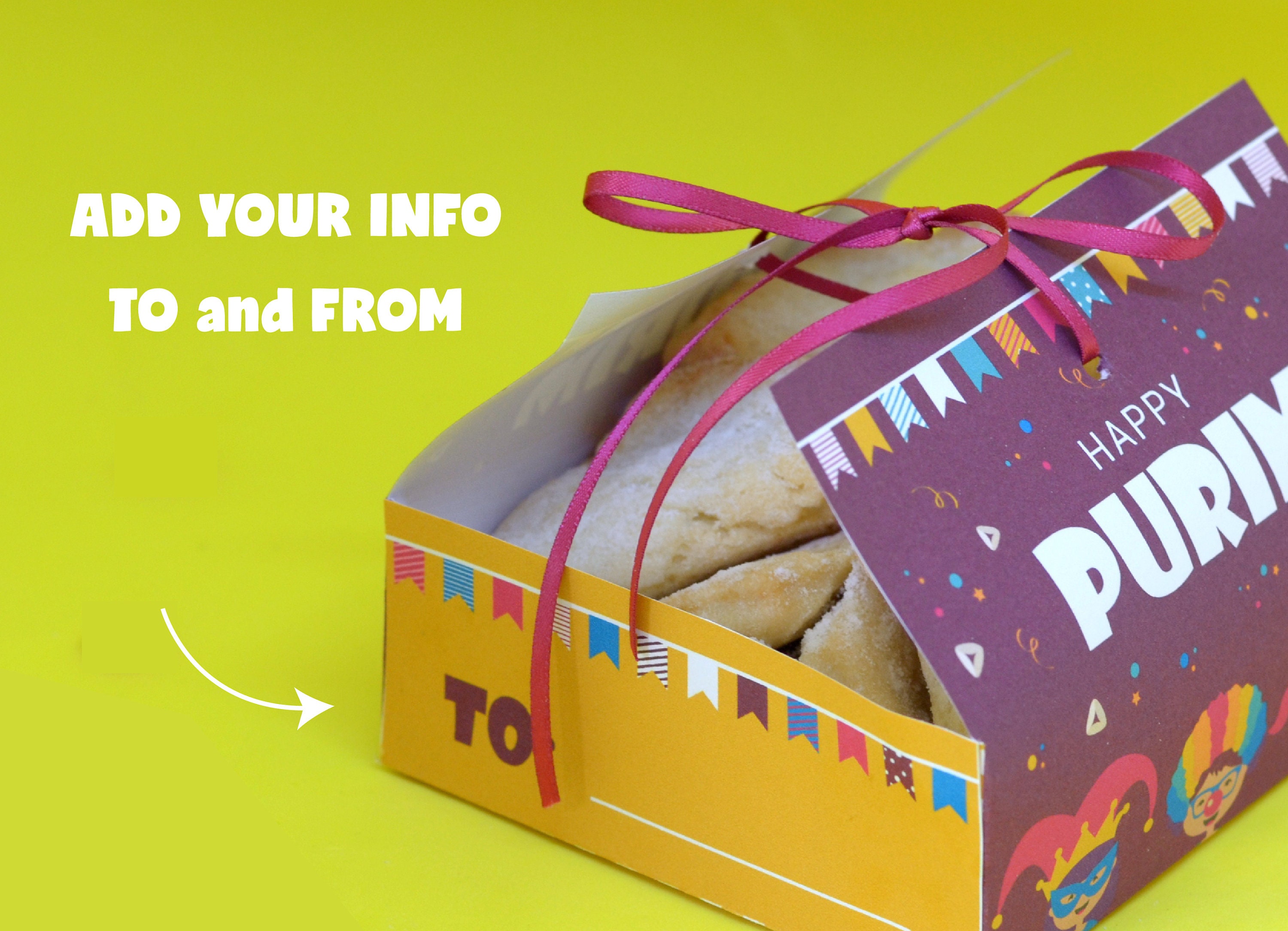 Printable Mishloach Manotpurim Basket Purim Craft for Kids | Etsy