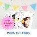Purim Masks Bundle: Printable Costume Masks, Kids & Adults (digital ...
