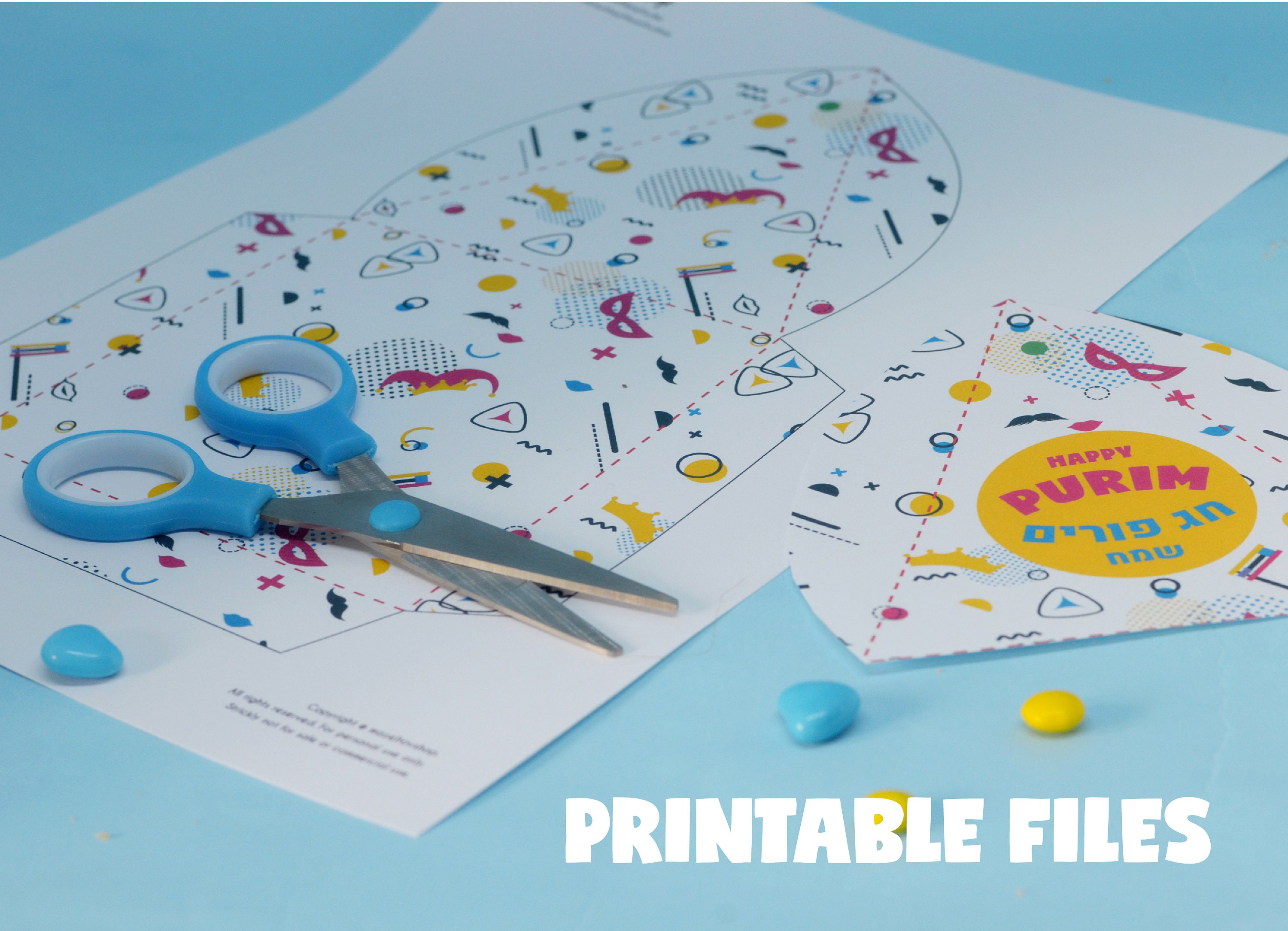 Purim Box Purim Basket Mishloach Manot Purim Craft for - Etsy