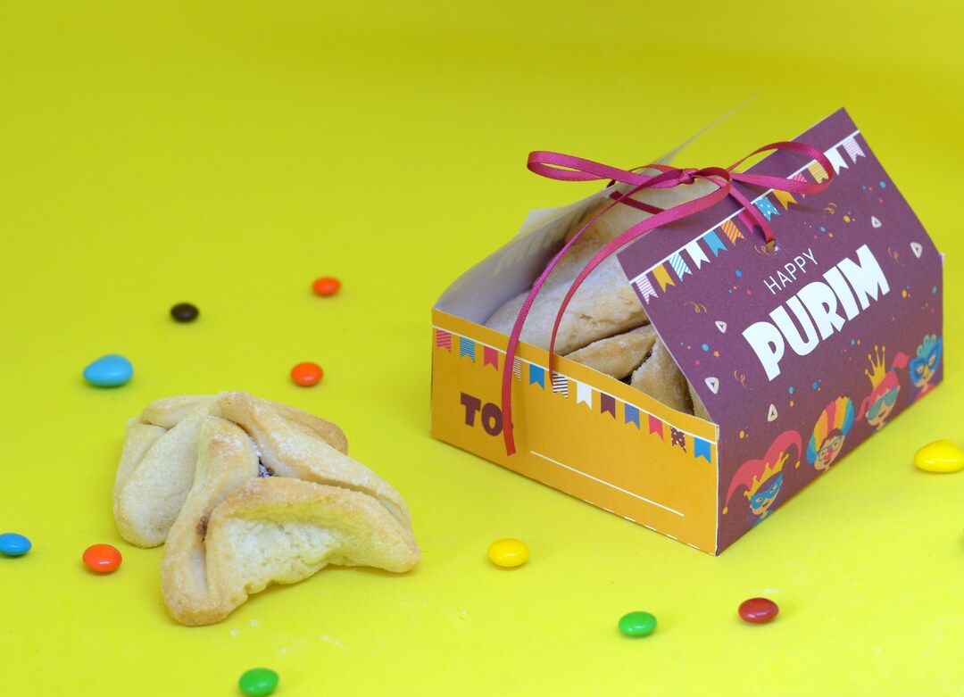 Printable Mishloach Manot,purim Basket, Purim Craft for Kids, Jewish ...