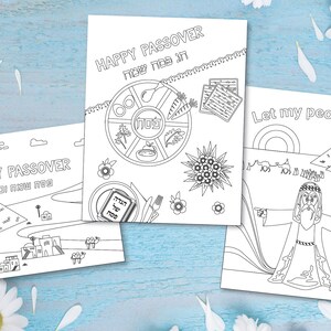 Passover Coloring Pages-passover Arts and Crafts Gift-jewish Holiday ...