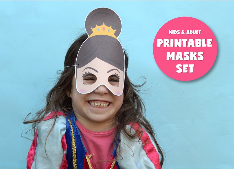 Purim Mask, Purim Costume for Toddler, Queen Mask, Vashti Mask, Purim ...