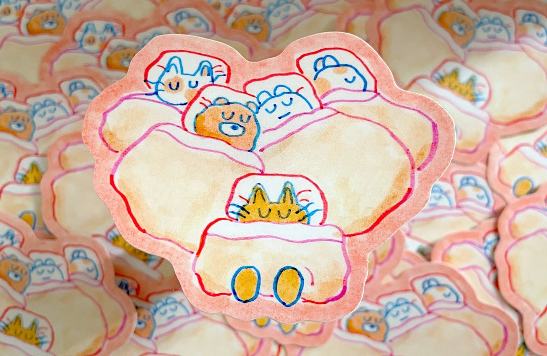 Bestie Sleepover Sticker - Etsy