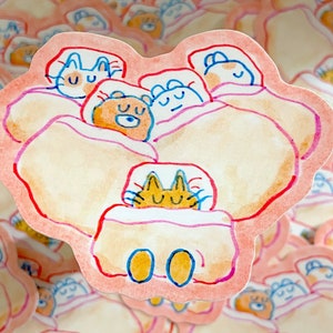 Bestie Sleepover Sticker - Etsy